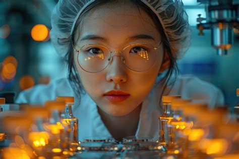 Premium Photo Workers Wearing Protective Clothing Are Working On The