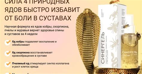 Синергель для суставов Уютная Аптека