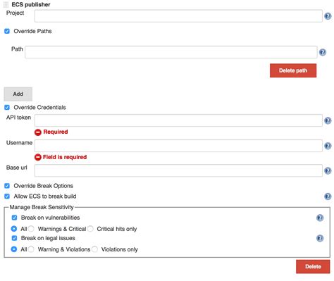 Jenkins Ecs Publisher Plugin