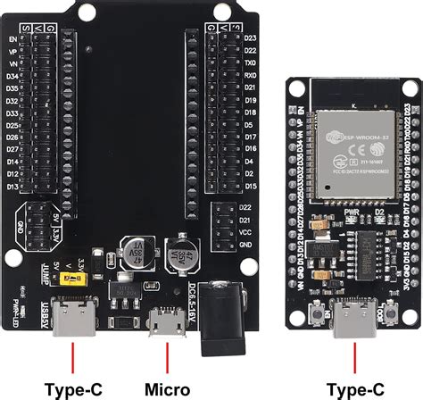 Placa De Desarrollo Usb Aitrip Esp Wroom 32 Esp32 Esp 32s Tipo C Usb Tipo C Usb Ch340c Wifi