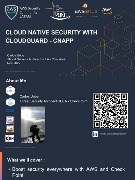 Security Day Peru Cloud Native Security With Cloudguard Carlos