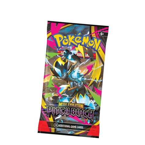 Pokemon Tcg Mega Evolution Pitch Black Booster Single Pack