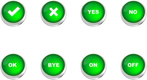 Web Buttons Yesno03