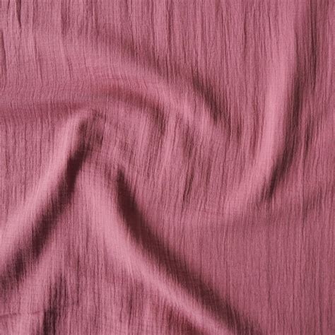 Rose Grided Check Cotton Double Gauze Fabric Guthrie And Ghani