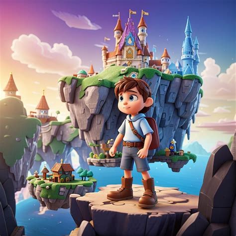 Fantasy Coding Quest Kingdom Premium Ai Generated Image