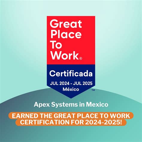 Gptw Apexsystems Proudteam Workculture Apex Systems In Mexico