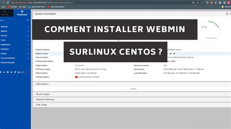 Comment Installer Webmin Sur Linux Centos Youtube