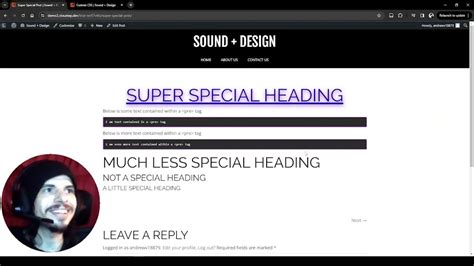 Post And Page Builder Using Custom Css Classes And Ids Youtube