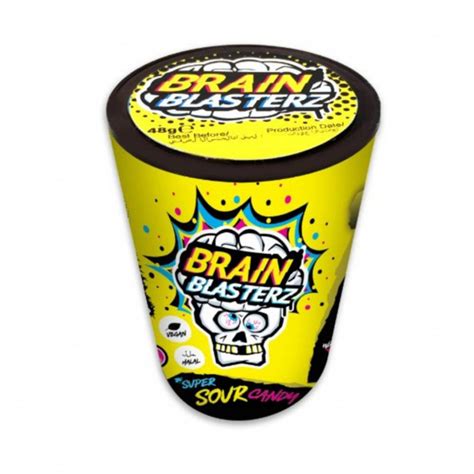 Bonbóny Brain Blasterz Hard Sour Candy Level 5 Sour 48g Chn Shop