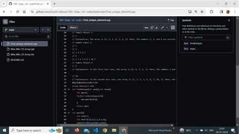 Khushi Rathore On Linkedin 🚀 Day 2 Of Coding Challenge Finding The Unique Element Today I