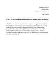 Understanding The Difference Between Adaptive And Non Adaptive Course Hero