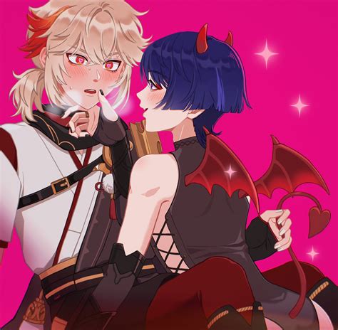Scaramouche And Kaedehara Kazuha Genshin Impact Drawn By Sswd Danbooru