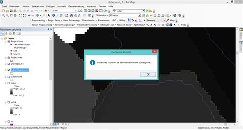 Hec Geohms Watershed Could Not Be Delineated From Esri Community
