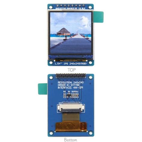 Spi Interface Lcd Driver Board Square Lcd Display Module 1 54