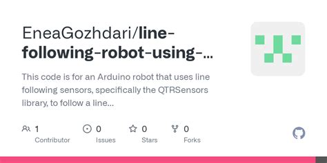 Github Eneagozhdariline Following Robot Using Arduino This Code Is