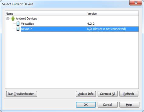 Selecting The Current Device Testexecute Documentation