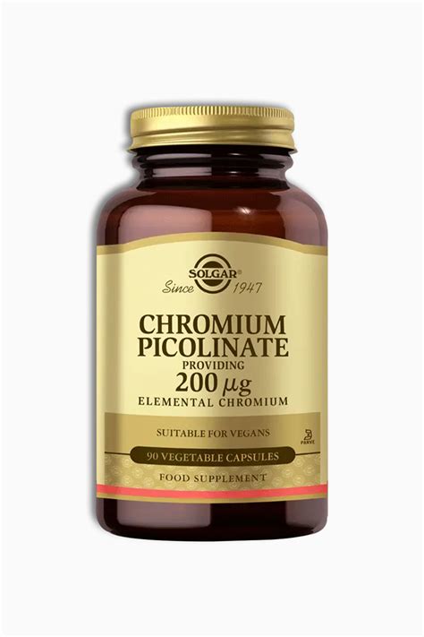 Solgar Chromium Picolinate 90 Kapsül Fiyatı Farmakozmetika