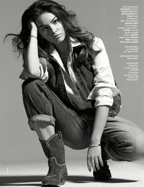 Pin By Sym On Thylane Blondeau Thylane Blondeau Elle Magazine Model