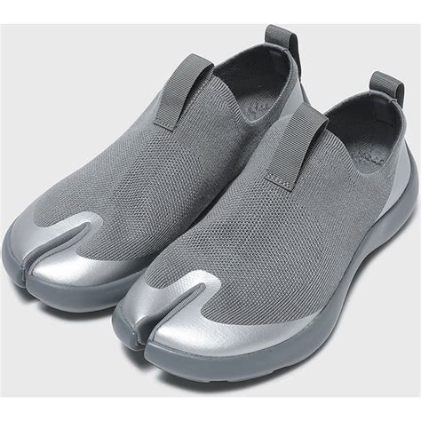 Tabi Shoe Men Dark Grey Silver Tabi Footwear