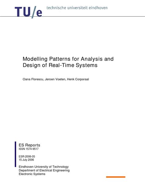Pdf Modelling Patterns For Analysis And Design Of Real Time Systems Dokumentips