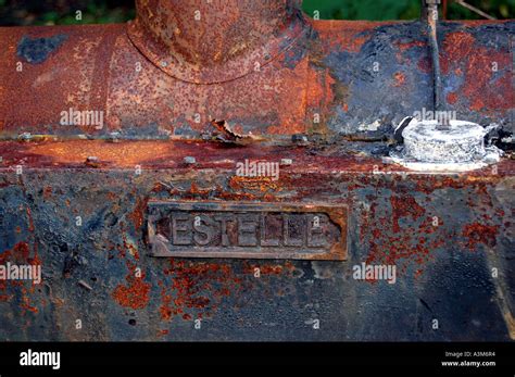 Rusting Steam Engine Stock Photo Alamy