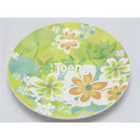 Jual Piring Ceper 10 Inch Summer Flower 2 Sri Piring Makan Vanda Shopee Indonesia
