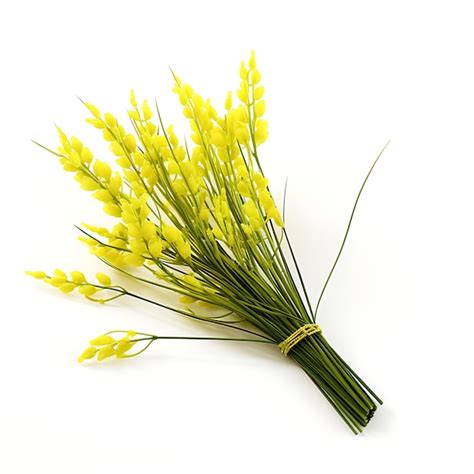 Premium Ai Image Alamo Switchgrass Yellowgreen A Small Bouquet