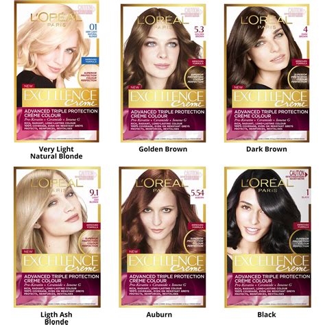 Loreal Paris Excellence Creme 6 3 Light Golden Brown Each Woolworths