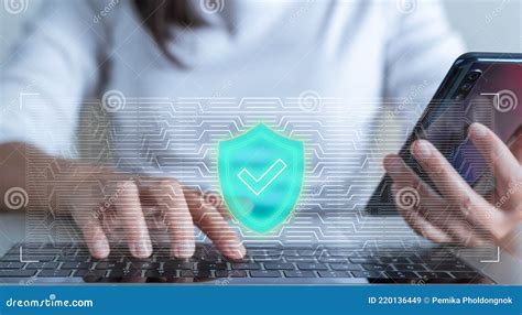 Woman Hand Enter A One Time Password For The Validation Process On Laptop Mobile Otp Secure