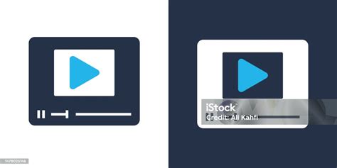 미디어 플레이어 아이콘입니다 단색 아이콘 벡터 그림입니다 웹 사이트 디자인 로고 앱 템플릿 Ui 등 Vcr에 대한 스톡 벡터 아트 및 기타 이미지 Istock