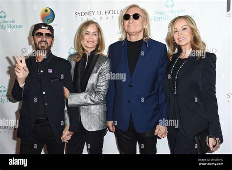 Ringo Starr From Left Barbara Bach Joe Walsh And Marjorie Bach