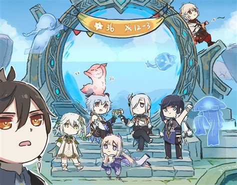 Ganyu Zhongli Yae Miko Nahida Shenhe And 4 More Genshin Impact