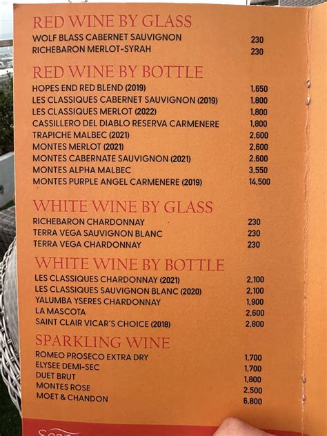 Menu At Scape Skydeck Pizzeria Lapu Lapu City