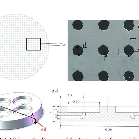 A Schematic Diagram Of The Textured Surface And The Sem Of The Download Scientific Diagram