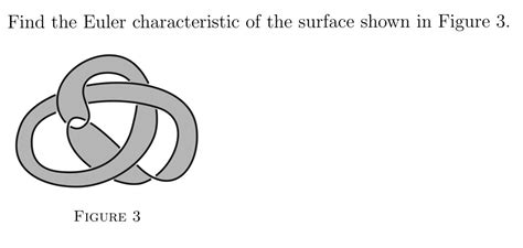 Solved Find The Euler Characteristic Of The Surface Shown In