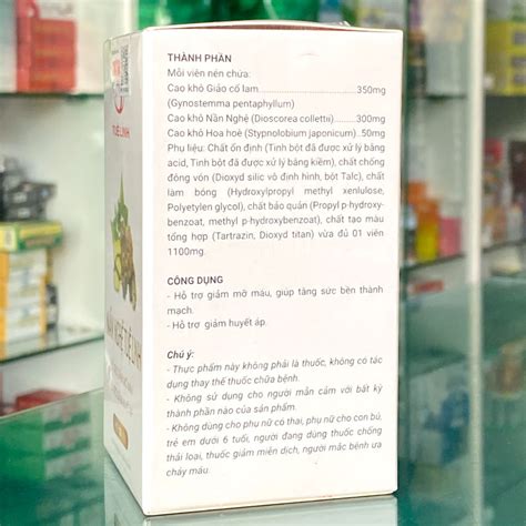 Nần Nghệ Tuệ Linh Hỗ Trợ Giảm Mỡ Máu Hỗ Trợ Giảm Huyết áp
