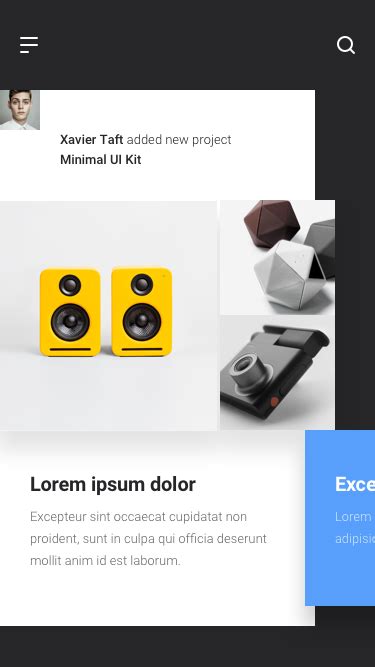 mnml free ios ui kit behance