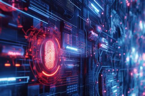 In Cyberspace Fingerprint Scanning Provides Intelligent Security Access Through Biometric