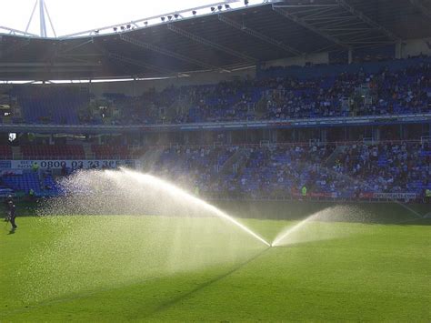 Half Time Watering The Madejski Stadium © Andrew Smith Geograph