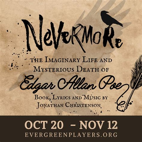 Nevermore The Imaginary Life And Mysterious Death Of Edgar Allan Poe