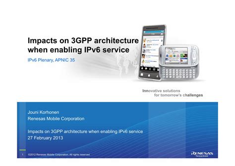 Pdf Impacts On 3gpp Architecture When Enabling Ipv6 Service · Pdf