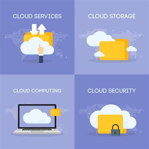 Service De Stockage De Cloud Computing Et Ensemble De Composition De