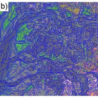 Comparison Of Object Oriented Segmentation A ESP Segmentation B