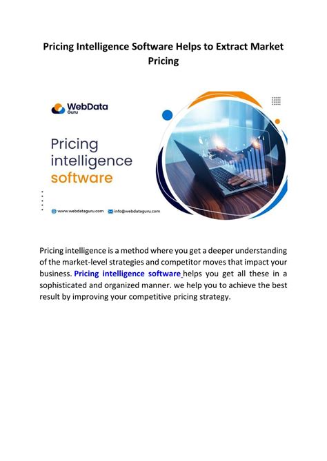 PPT Pricing Intelligence Software Helps To Extract Market Pricing PowerPoint Presentation ID