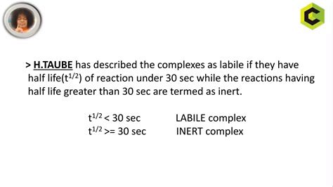 Inert And Labile Complexes And Substitution Reactions Pptx