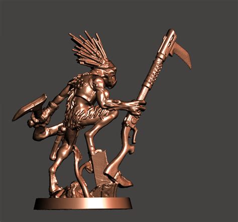 Stl File Kroot Warrior Native Style Hunter・3d Printable Design To