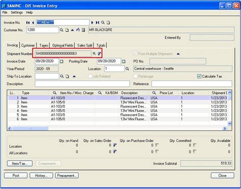 Create Single Invoice Entry From Multiple Shipment Entry In Sage 300 Erp Sage 300 Erp Tips