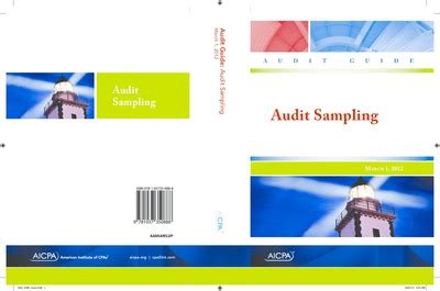 Audit Sampling 2012 Audit And Accounting Guide By American Institute Of Certified Public