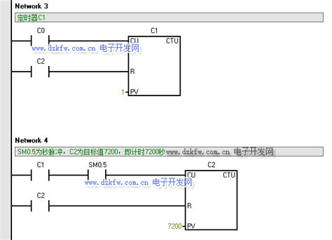 如何实现电机运行2小时、停止2小时，依次循环？西门子plc的起保停定时器ton和计数器ctu的用法及仿真软件