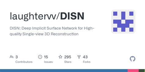 github laughtervv disn disn deep implicit surface network for high quality single view 3d
